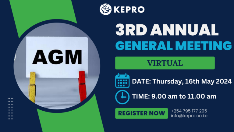KEPRO 3rd AGM | Thursday, 16th May 2024 | 9.00 am - KEPRO